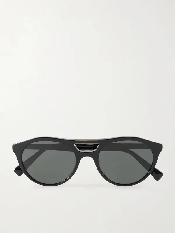 Brunello Cucinelli Round-frame Sunglasses - Black