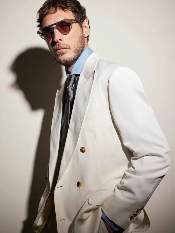 Brunello Cucinelli Round-frame Sunglasses - Blue