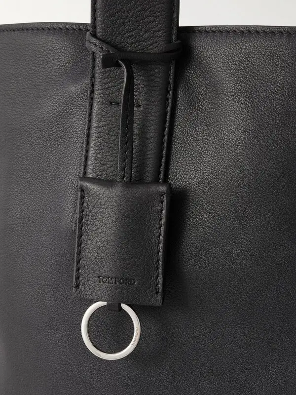 TOM FORD North-south Leather Tote Bag