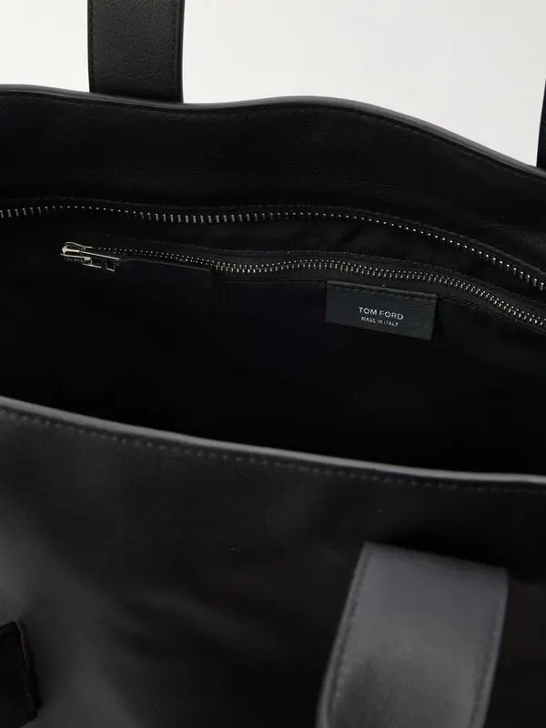 TOM FORD North-south Leather Tote Bag