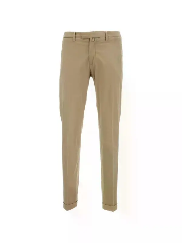 BRIGLIA 1949 American-style Pocket Chino Trousers - Neutrals