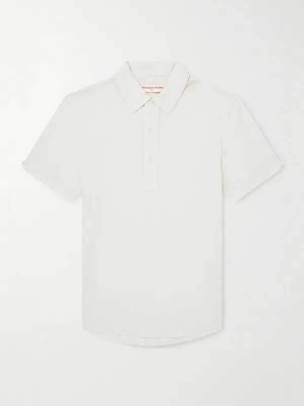 Orlebar Brown Sebastian Linen-jersey Polo Shirt
