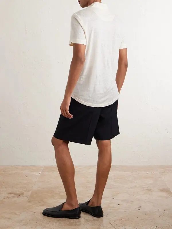 Orlebar Brown Sebastian Linen-jersey Polo Shirt