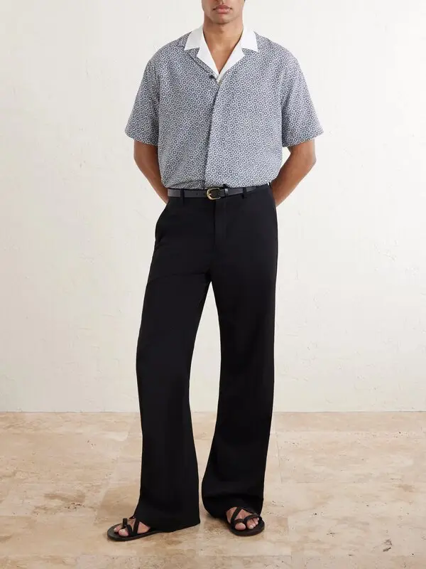 Orlebar Brown Maitan Camp-collar Printed Lyocell Shirt