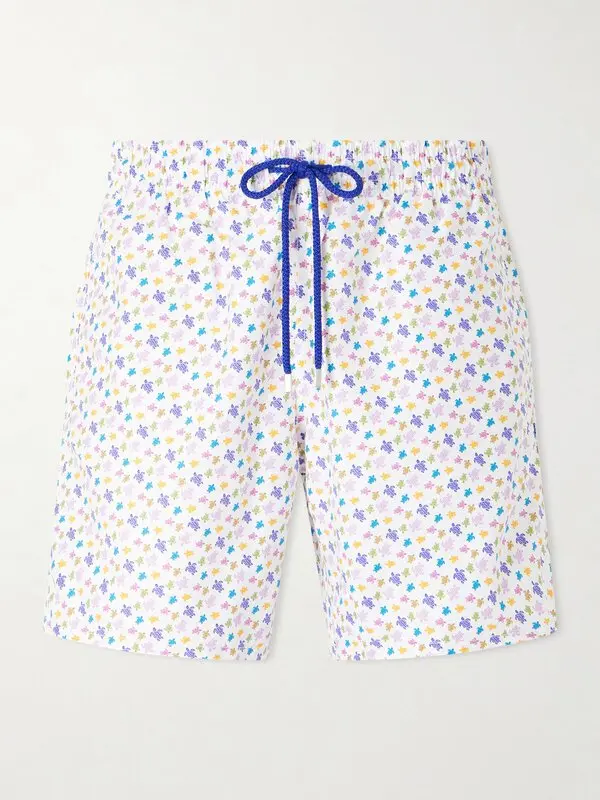 Vilebrequin Moorea Straight-leg Mid-length Printed Swim Shorts - Multi