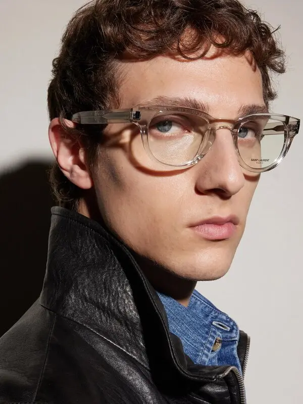 Saint Laurent Sl 876 Round-frame Optical Glasses