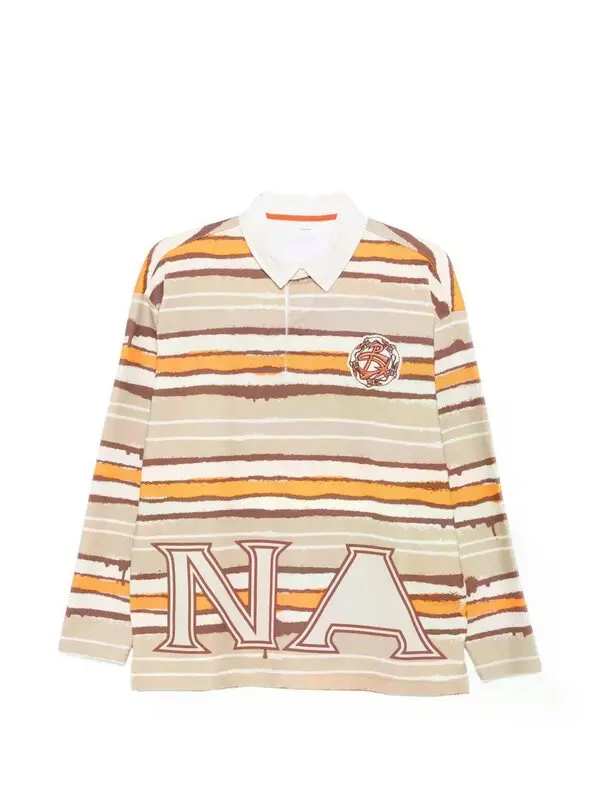 NAPAPIJRI Striped Logo Polo Shirt