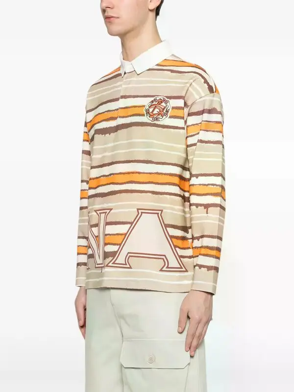 NAPAPIJRI Striped Logo Polo Shirt