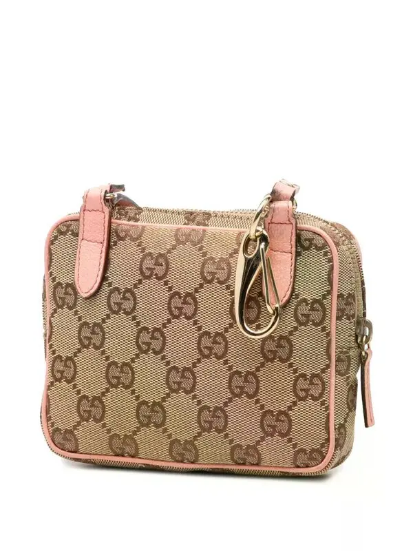 Gucci Gg Canvas Crossbody Bag - Brown