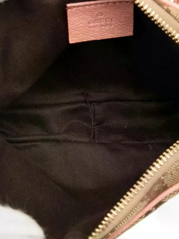 Gucci Gg Canvas Crossbody Bag - Brown