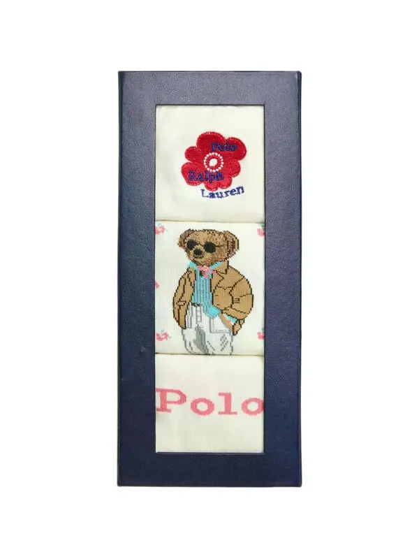 Polo Ralph Lauren Polo Bear Floral-motif Socks
