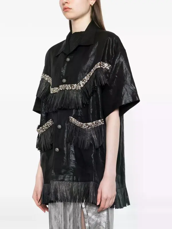 PENULTIMATE Fringe-embellished Shirt
