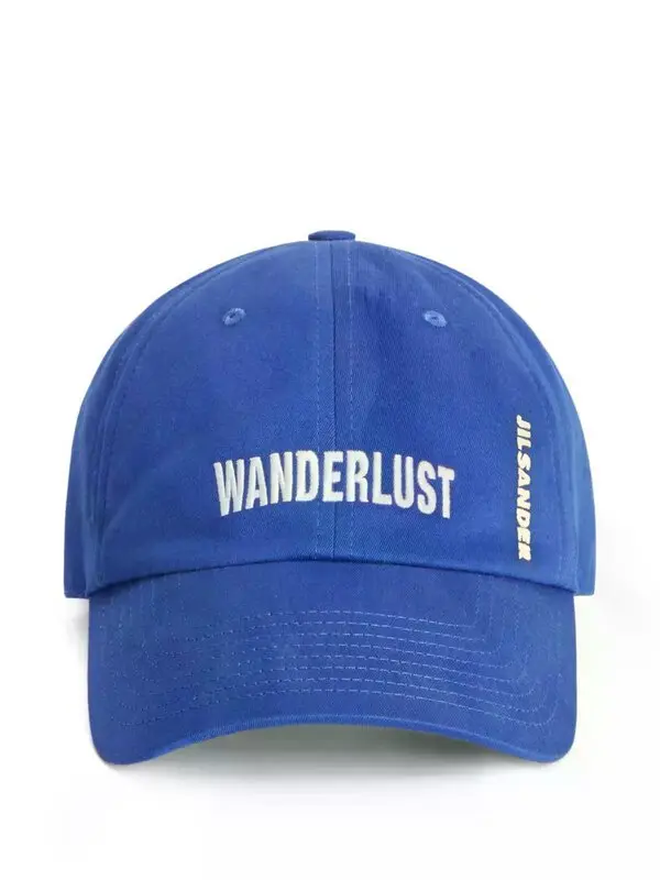 JIL SANDER Embroidered-logo Baseball Cap - Blue