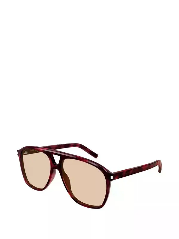 Saint Laurent Dune Pilot Sunglasses - Brown