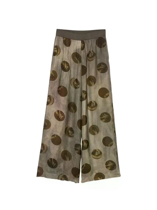 UMA WANG Circle-print Trousers