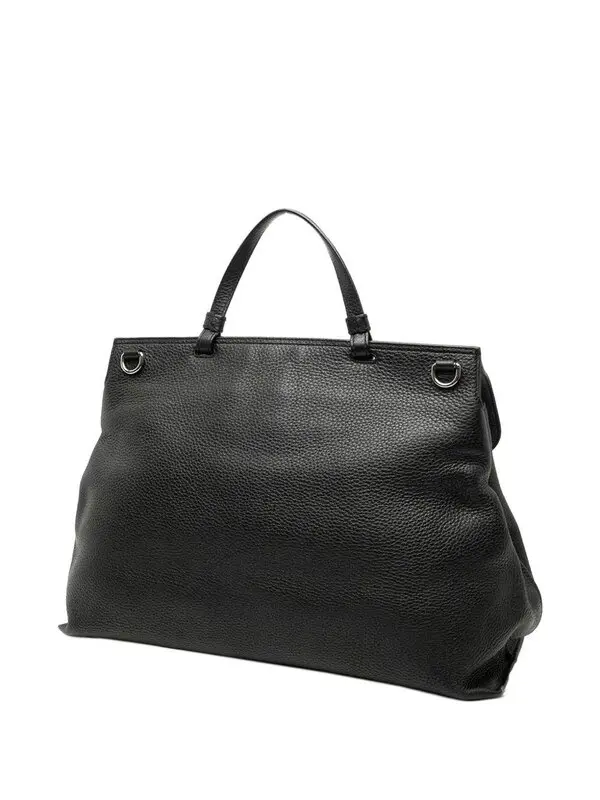 Gucci 2016-2026 Large Leather Daily Satchel - Black