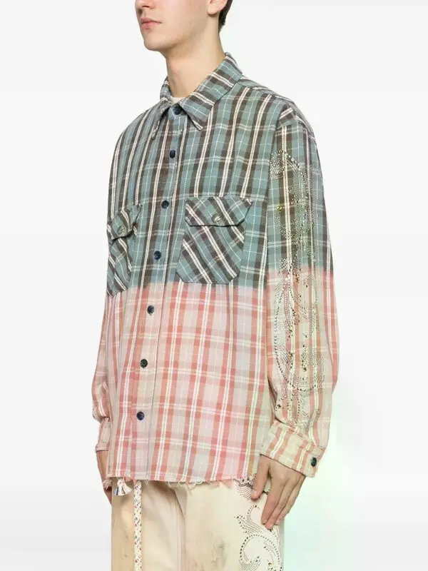 ERCOLE STUDIO Patterned Flannel Overshirt