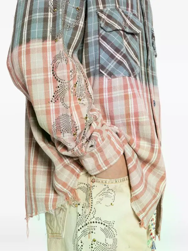 ERCOLE STUDIO Patterned Flannel Overshirt