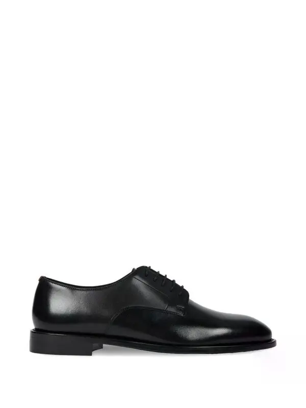 Paul Smith Leather Derby Shoes - Black
