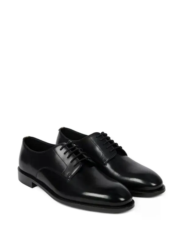 Paul Smith Leather Derby Shoes - Black