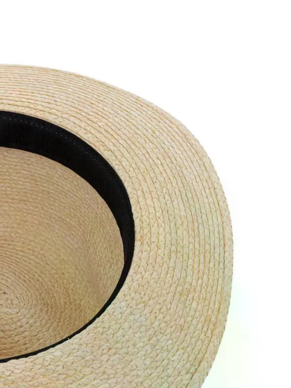 TWINSET Woven Fedora Hat - Neutrals