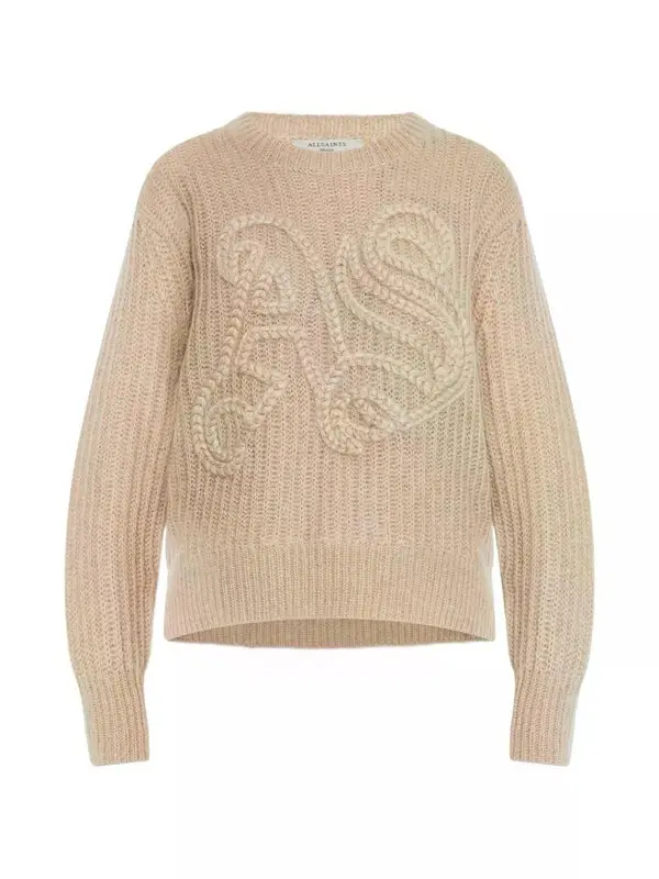 ALLSAINTS Cable-knit Long-sleeve Sweater