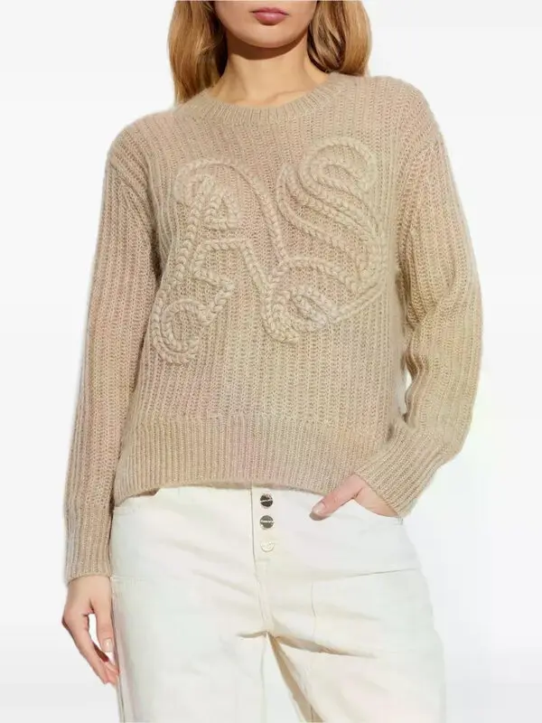 ALLSAINTS Cable-knit Long-sleeve Sweater