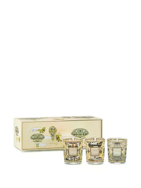 BAOBAB COLLECTION Travel Trio Box Candles - Gold