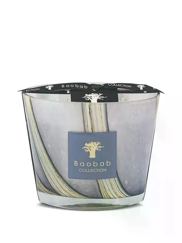 BAOBAB COLLECTION Brocéliande Patterned-print Candle - Grey