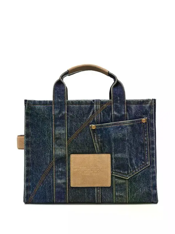 Marc Jacobs The Denim Suede-pocket Tote Bag