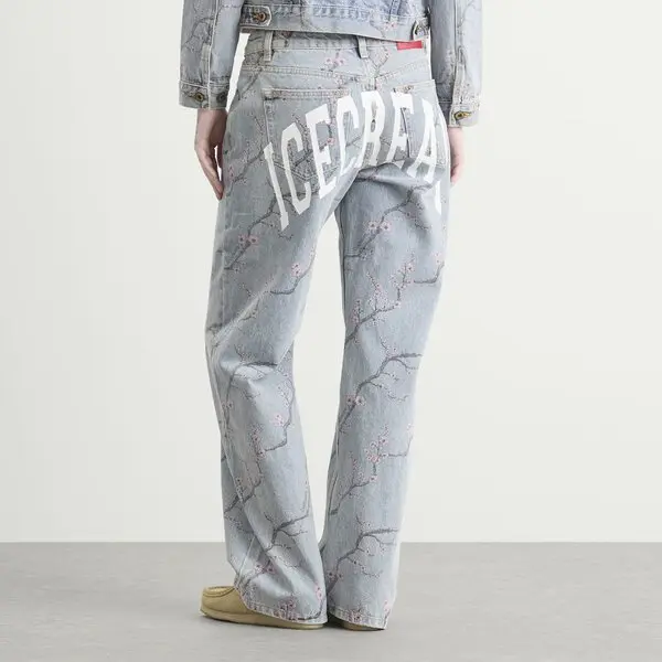 ICECREAM Sakura Denim Pants