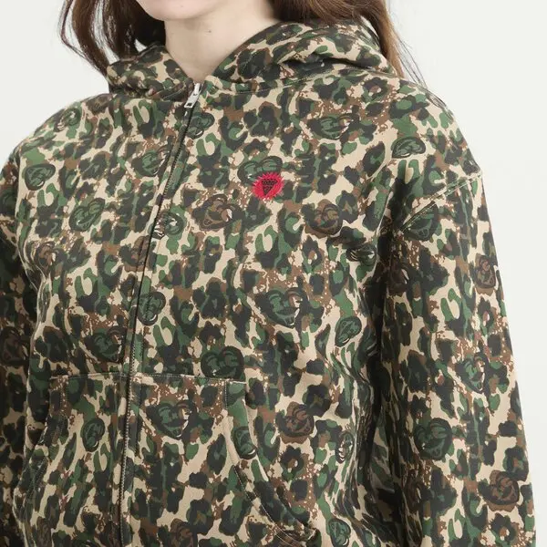 ICECREAM Zip Through Camouflage Hoodie - Camo
