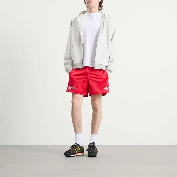 Adidas Bob Marley Shorts - Pure Ruby