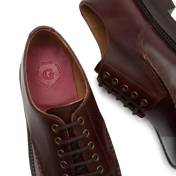 Grenson Carlo Derby Shoe - Brown