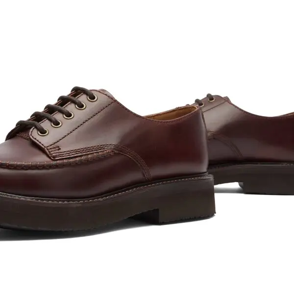 Grenson Carlo Derby Shoe - Brown