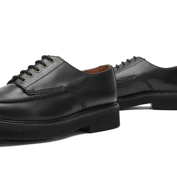 Grenson Carlo Derby Shoes - Black