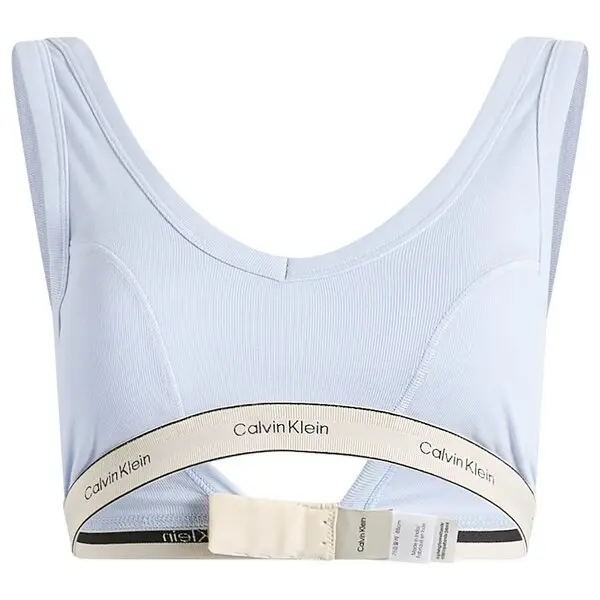 Calvin Klein Heritage Lightly Lined Triangle Bralette - Breezy Blue