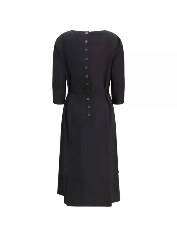 Prada Belted-waist Midi Dress