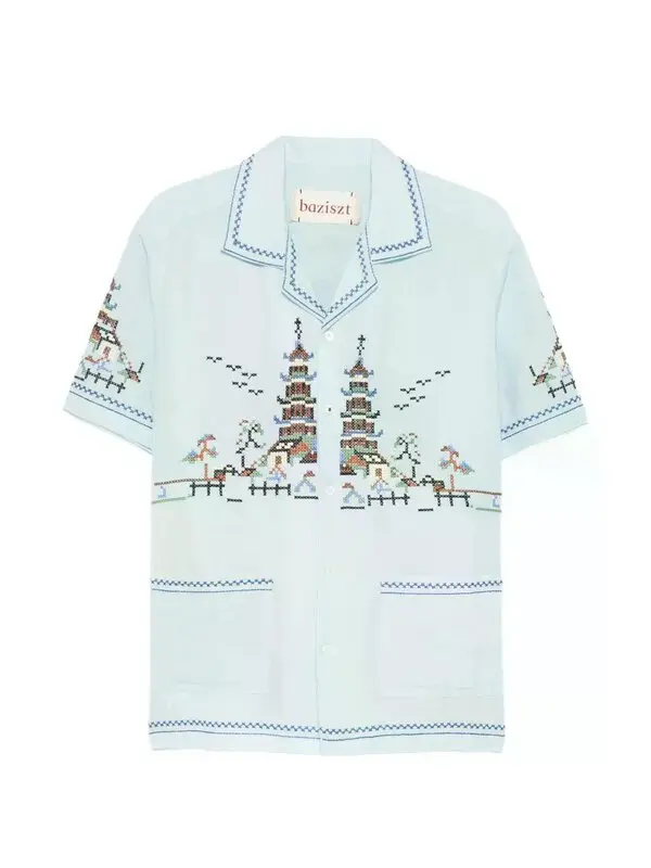 BAZISZT Embroidered Shirt