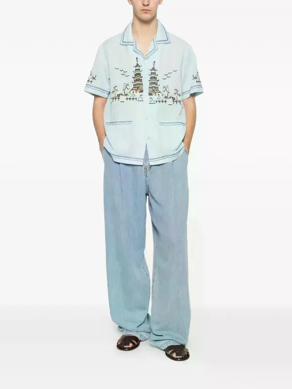 BAZISZT Embroidered Shirt