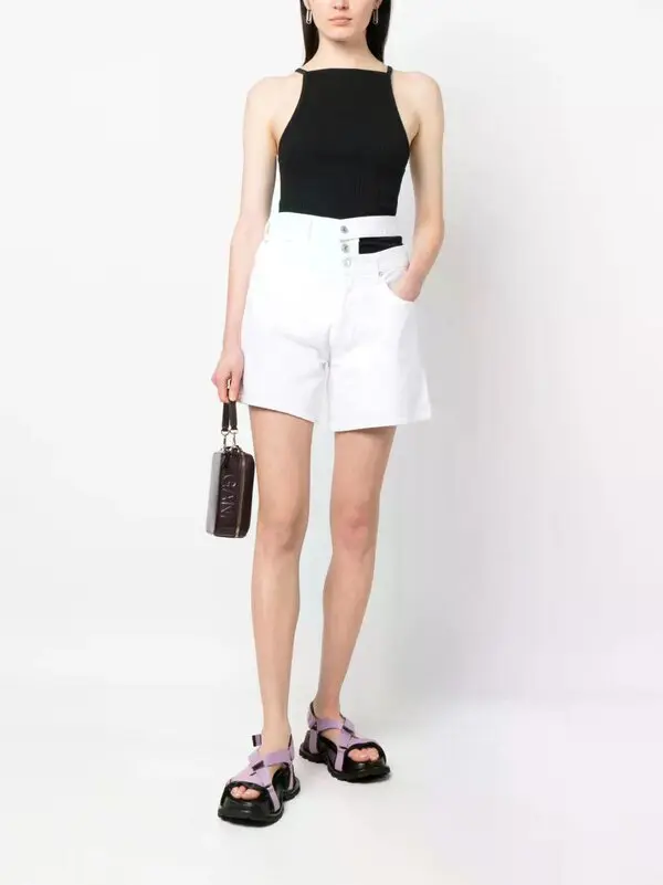 AGOLDE Square-neck Tank Top - Black