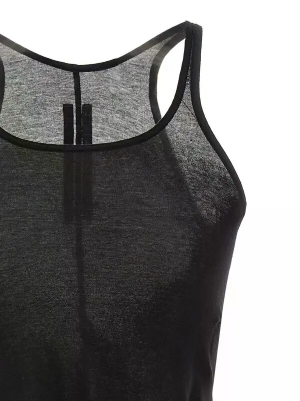 Rick Owens Sleeveless Cropped Top - Black