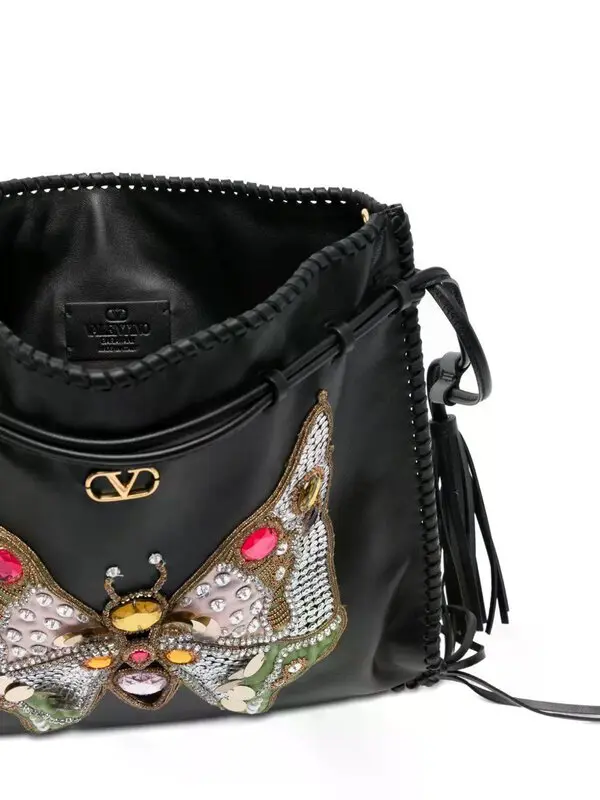 Valentino Garavani Fringed Shoulder Bag