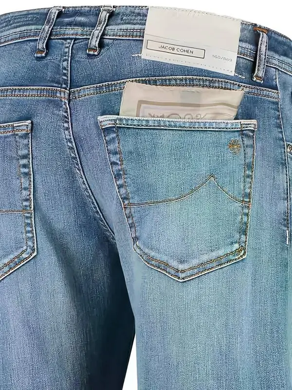 Jacob Cohen Faded-wash Denim Jeans - Blue