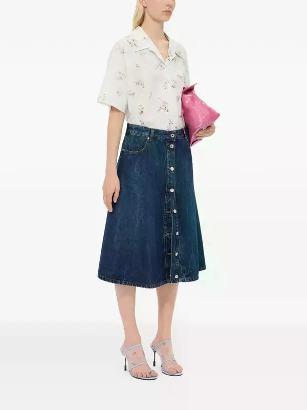 MSGM Floral-print Shirt