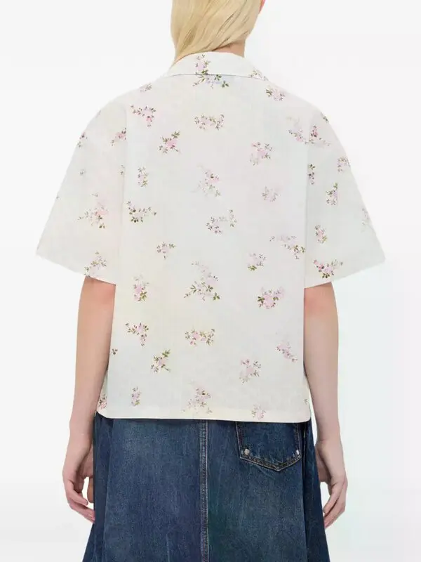 MSGM Floral-print Shirt