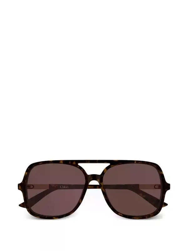 Chloé Judy Oversized Sunglasses - Brown