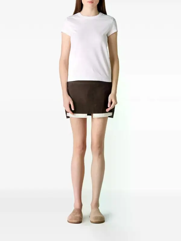 Rick Owens Fog Cutoff Mini Skirt