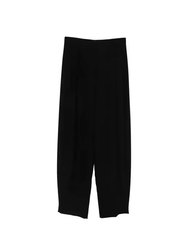 Andamane Pleated Trousers - Black