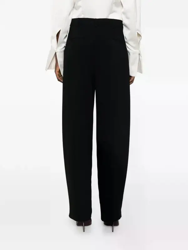 Andamane Pleated Trousers - Black
